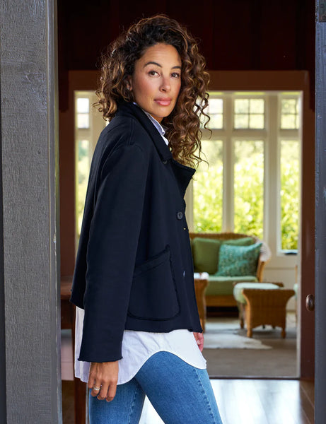MINI BELFAST Crop Peacoat in British Royal Navy – Christina's Luxuries
