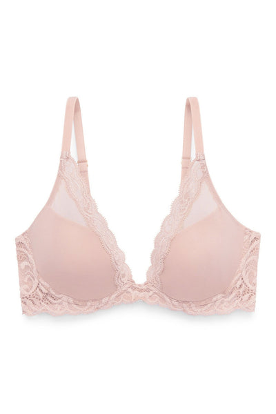 FEATHERS Plunge Bra in Seashell – Christina's Luxuries