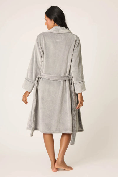 LUXE PLUSH Robe in Frost Grey – Christina's Luxuries